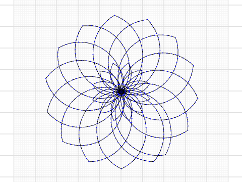 flower garden by group261alba / TurtleStitch - Coded Embroidery