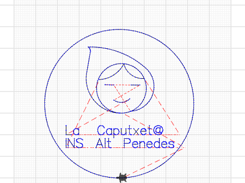 Caputxeta Logo by pollitopio92 / TurtleStitch - Coded Embroidery
